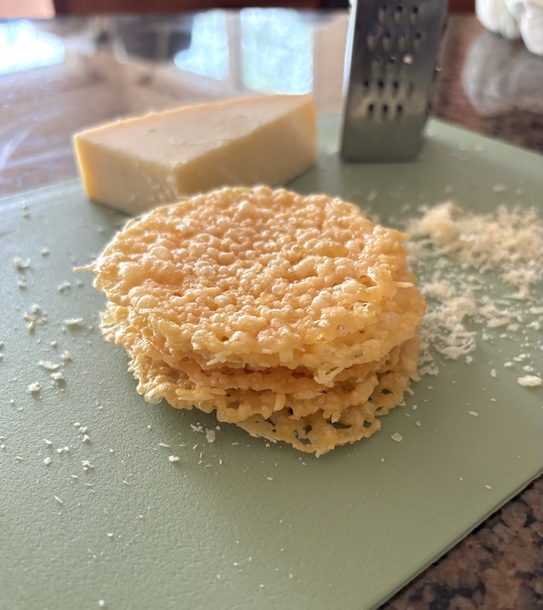 Homemade Baked Cheese Crisps (Made With Just 1 Ingredient!) - The Tiny ...