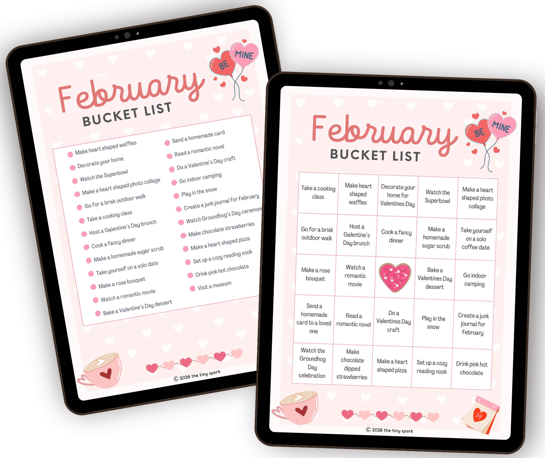 25 Simple & Cozy February Bucket List Ideas (+FREE Printable) - The ...