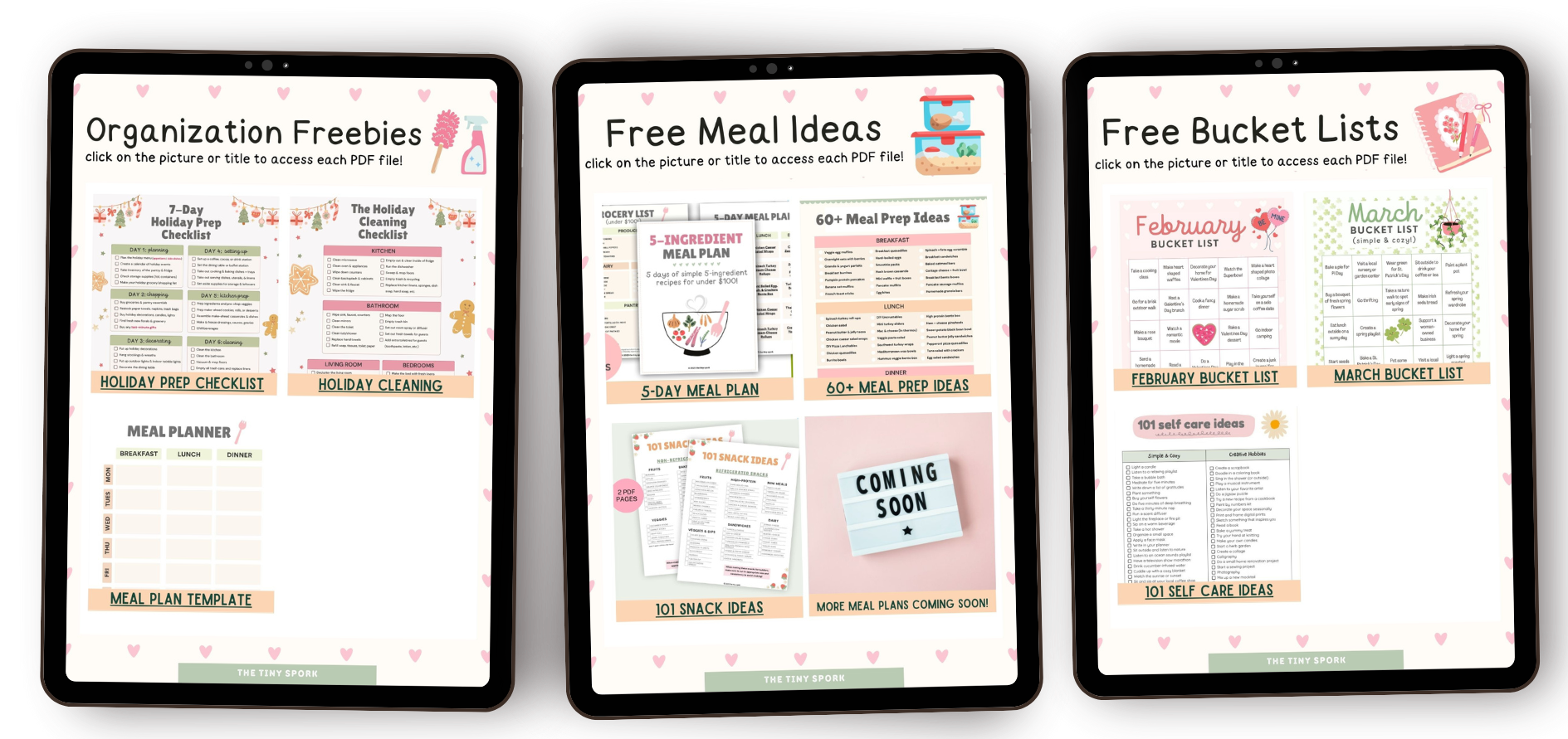 The Freebie Library - The Tiny Spork